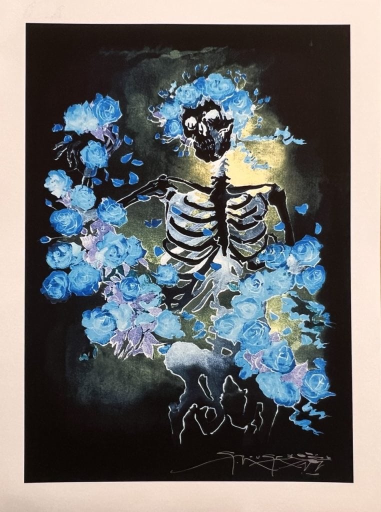 SOLSTICE - SKELETON AND ROSES - Mouse Studios