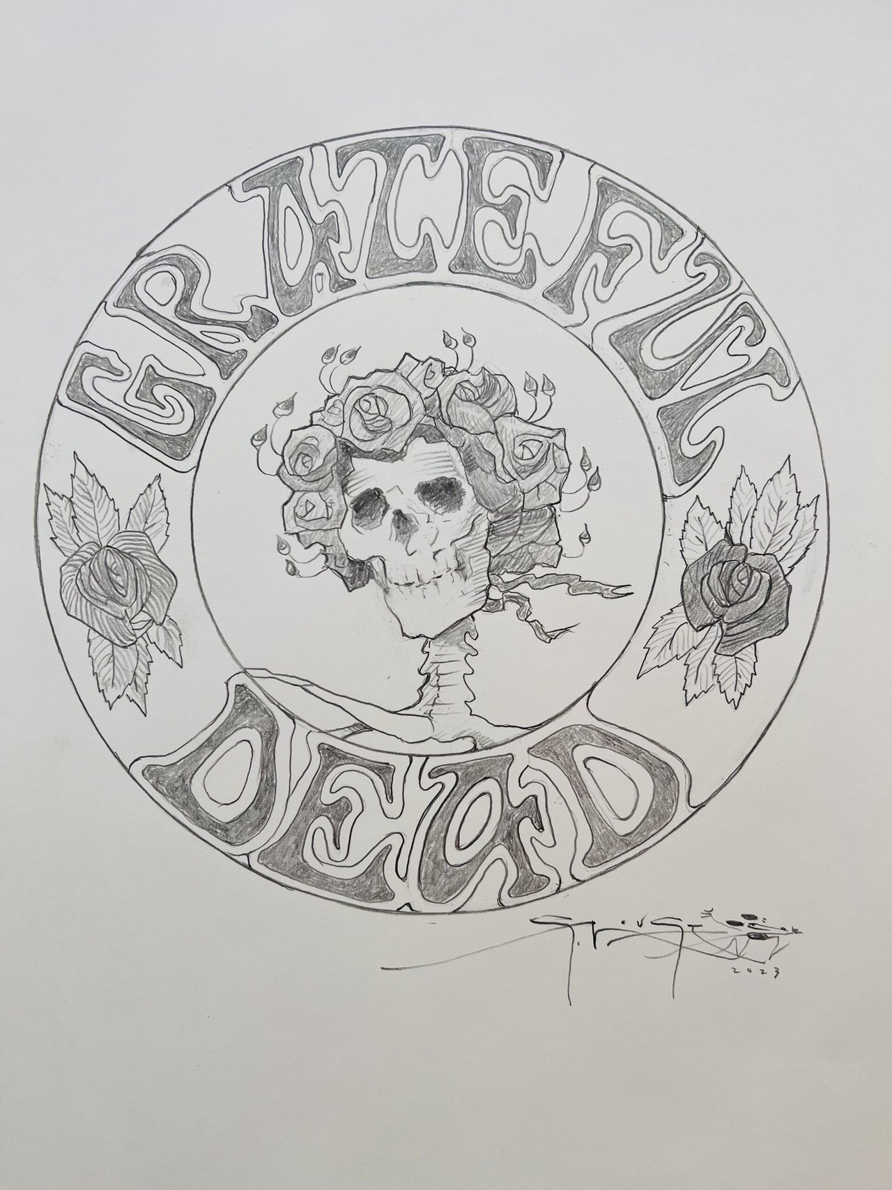 GRATEFUL DEAD- SKETCH - Mouse Studios